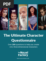 Ultimate Character Questionnaire Guide | PDF