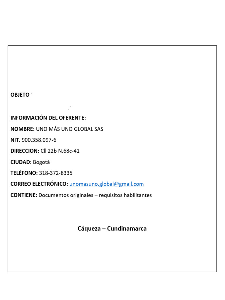 Proceso 029, Cáqueza - Uno Más Uno Global | PDF | Auditoría | Sociedad ...