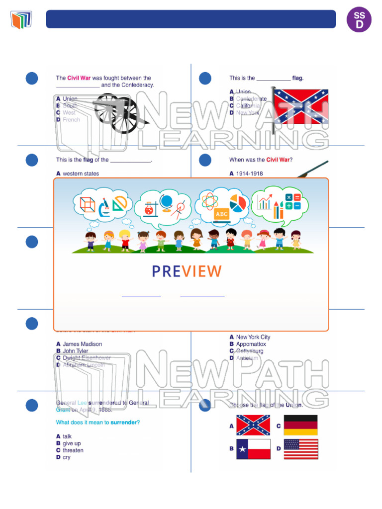 Worksheet Social Studies Grade 4 Civil War 0 | PDF | Creative Works ...