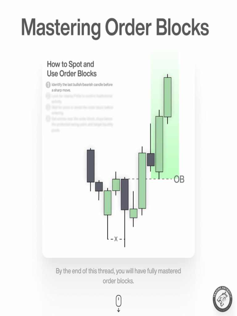 Mastering Order Blocks | PDF