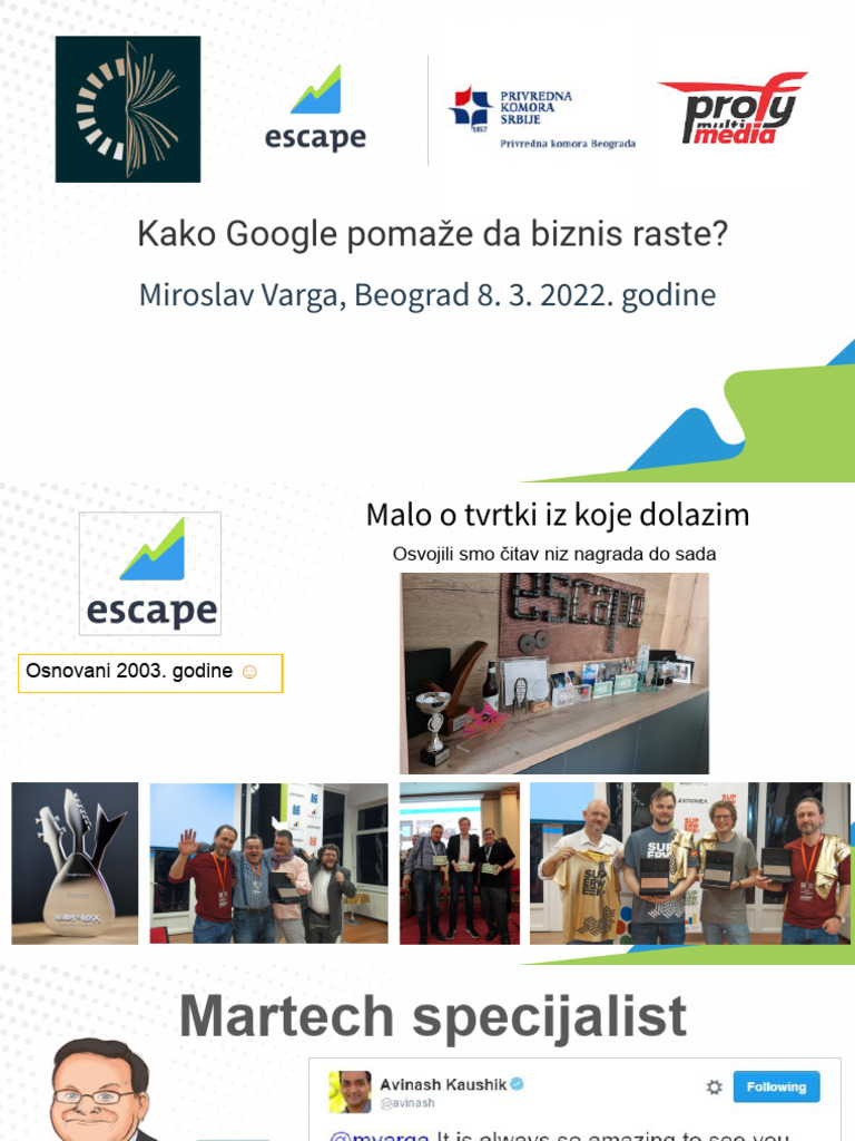 Kako Google pomaže da biznis raste? | PDF