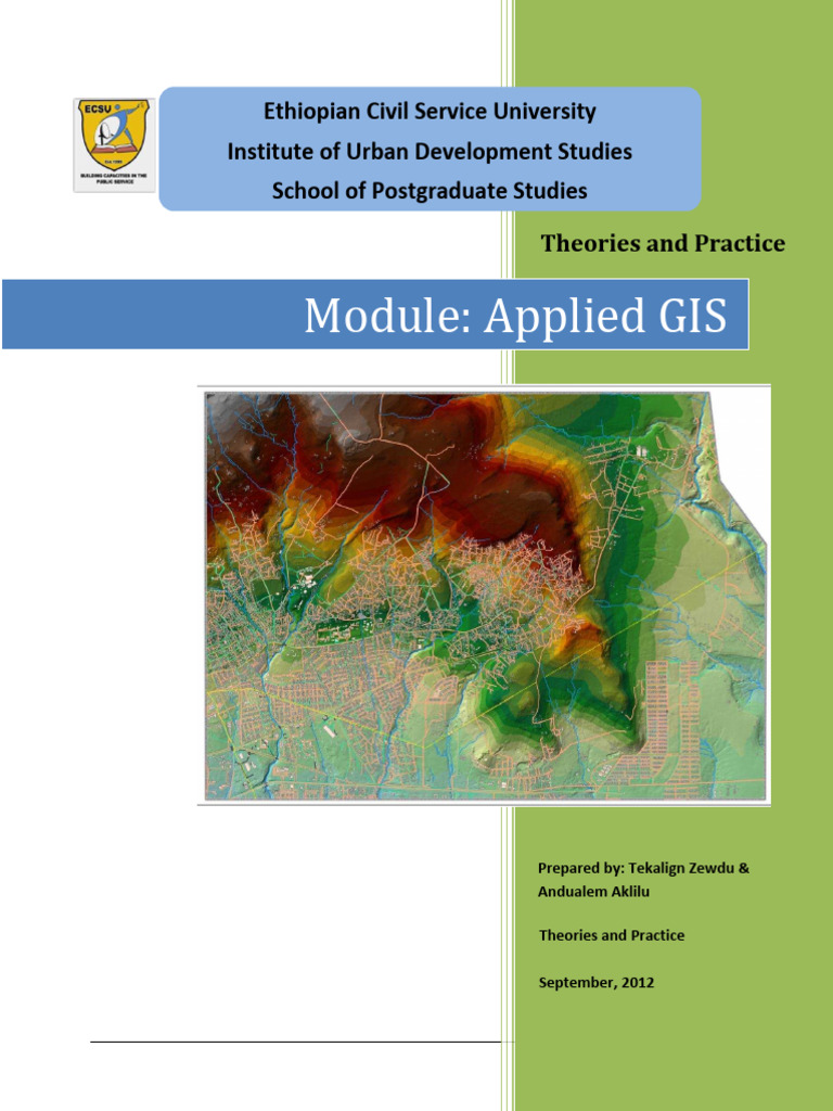 Fundamentals of GIS: Concepts & Components | PDF | Geographic ...