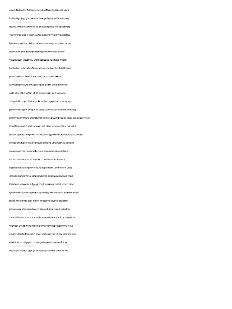 Random Words 1 | PDF