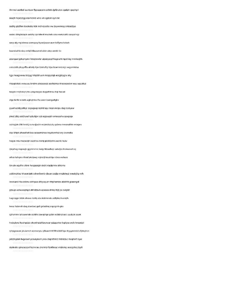 Random Words 1 | PDF