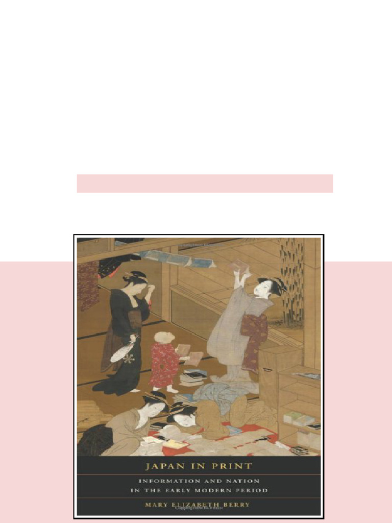 (Ebook) Japan in Print: Information and Nation in the Early Modern ...
