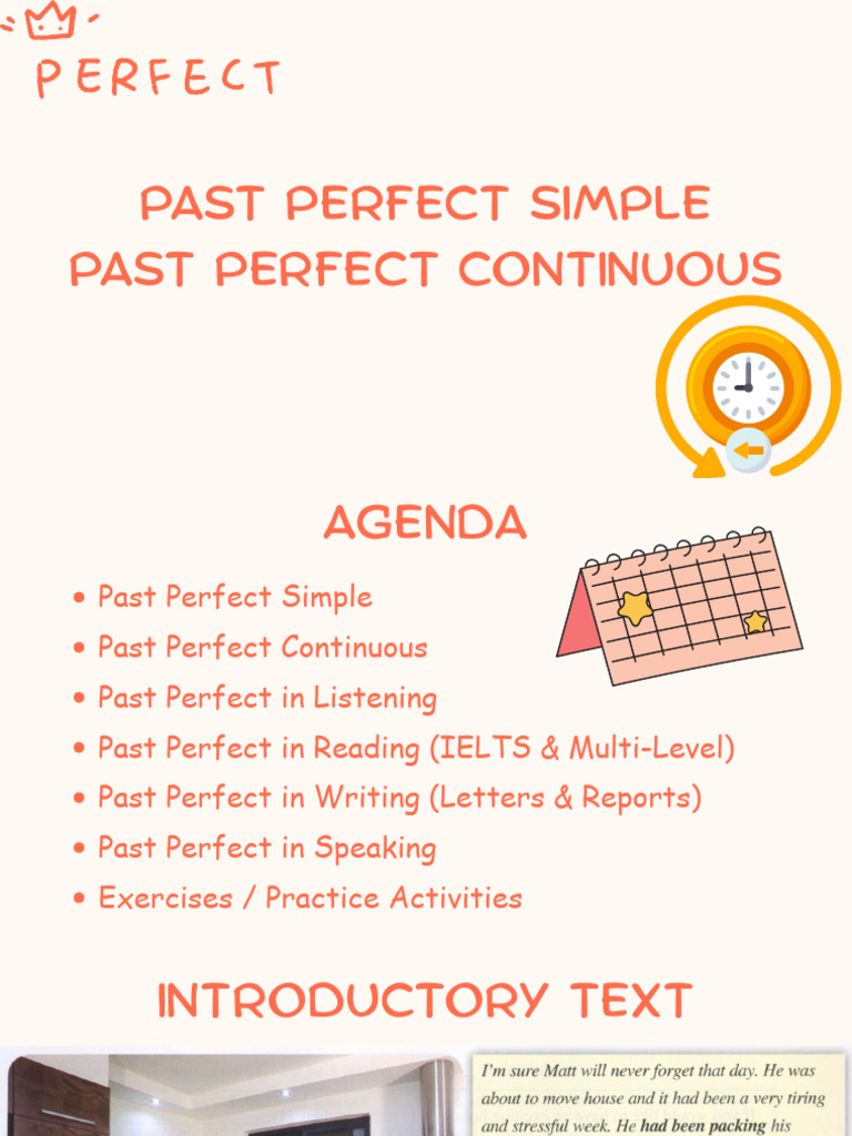 Past Perfect Simple & Continuous | PDF | Syntax