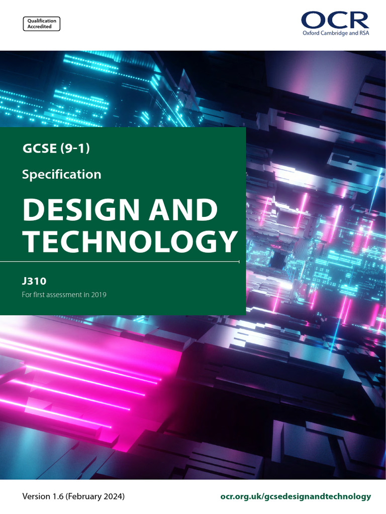 OCR GCSE Design and Technology Guide | PDF | Learning | Textiles