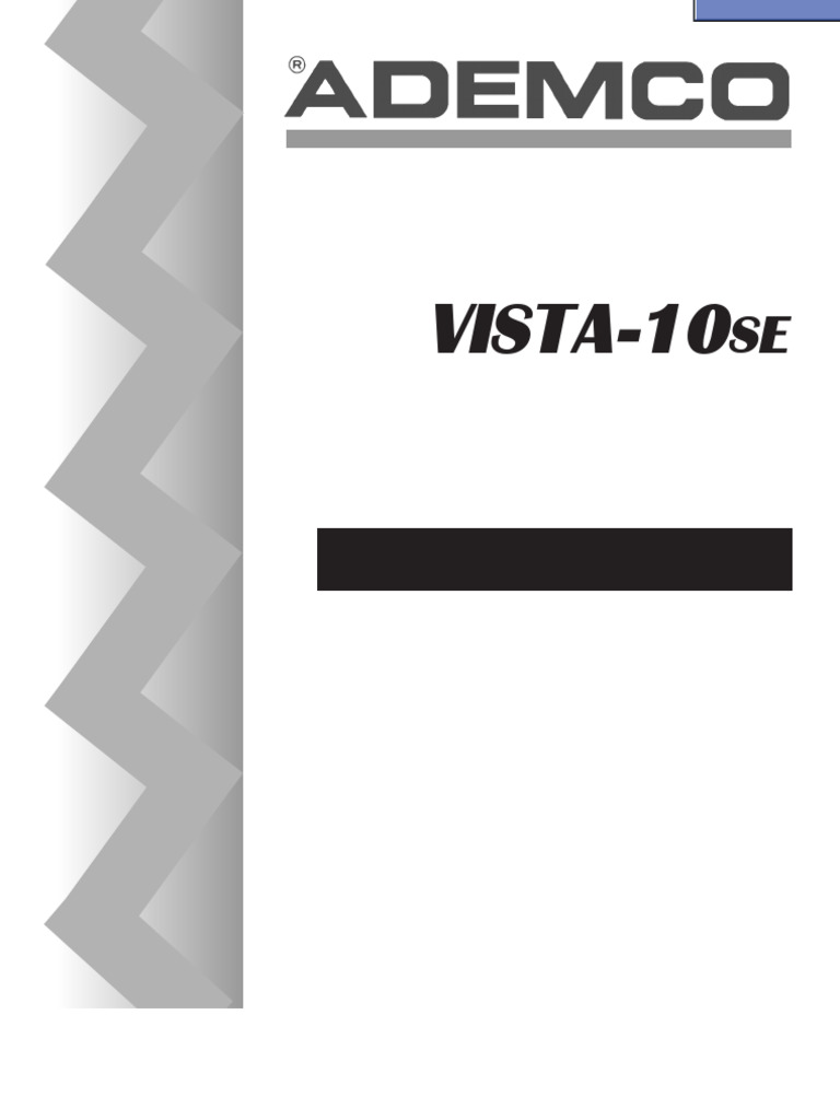 Ademco V10SE Program Manuel | PDF | Telephone | Wireless