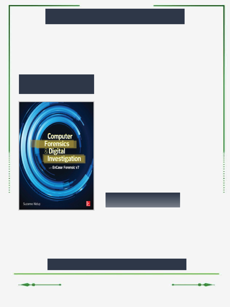 Computer Forensics and Digital Investigation With EnCase Forensic 1st ...