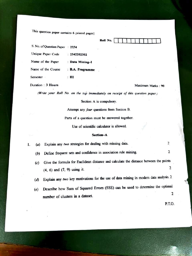 2024-DM1-BAP | PDF | Cluster Analysis | Statistics