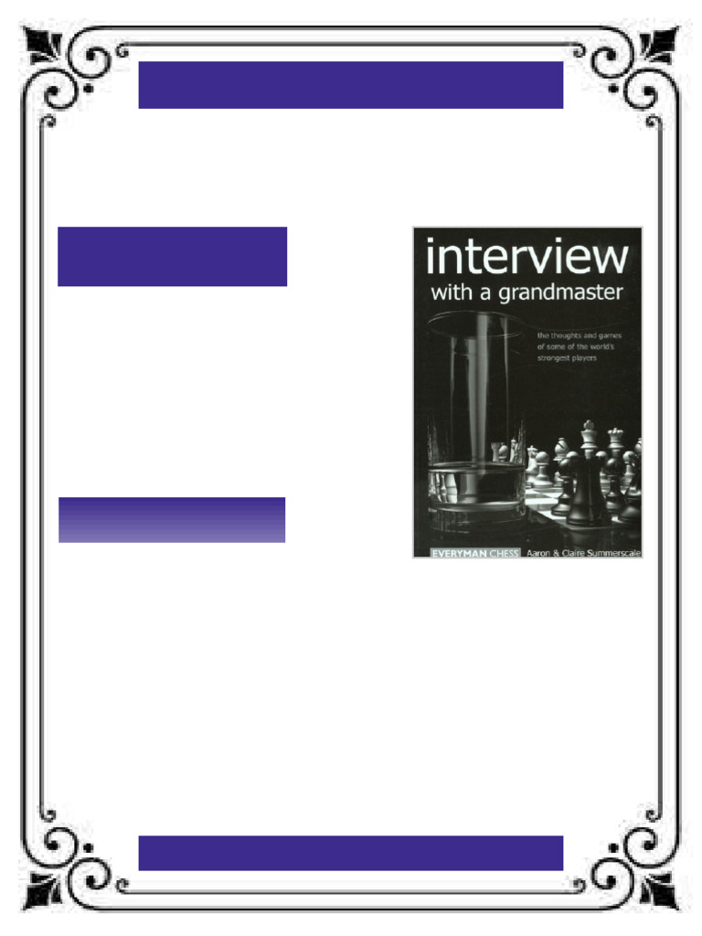 Interview with a Grandmaster 1st Edition Aaron Summerscale ebook multi ...