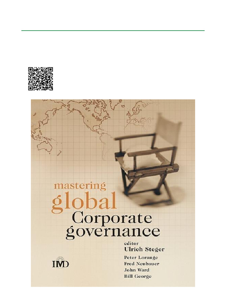 Mastering Global Corporate Governance, 1st Edition ISBN 9780470090411 ...