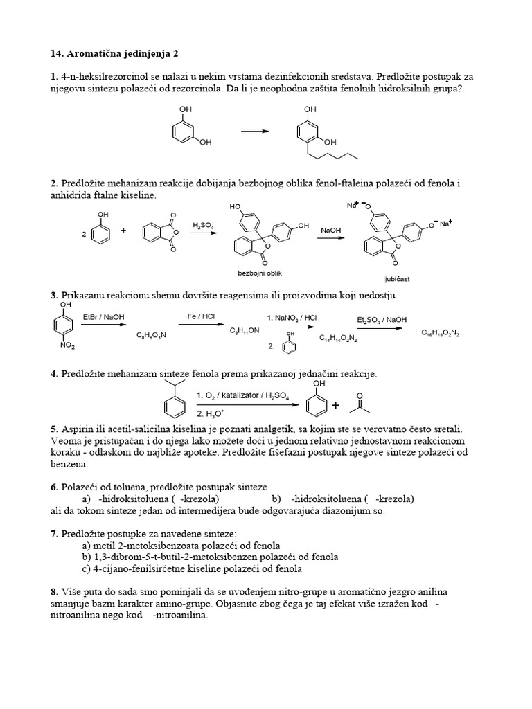 14 Aromaticna Jedinjenja 2 | PDF