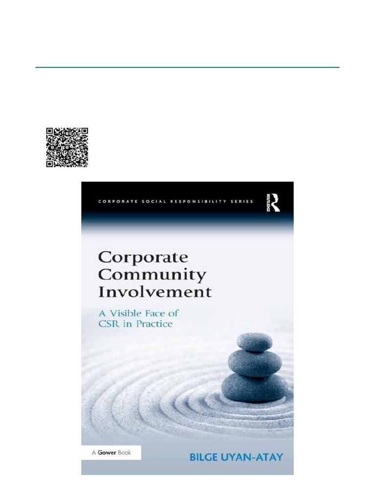Corporate Community Involvement A Visible Face of CSR in Practice - 1st ...