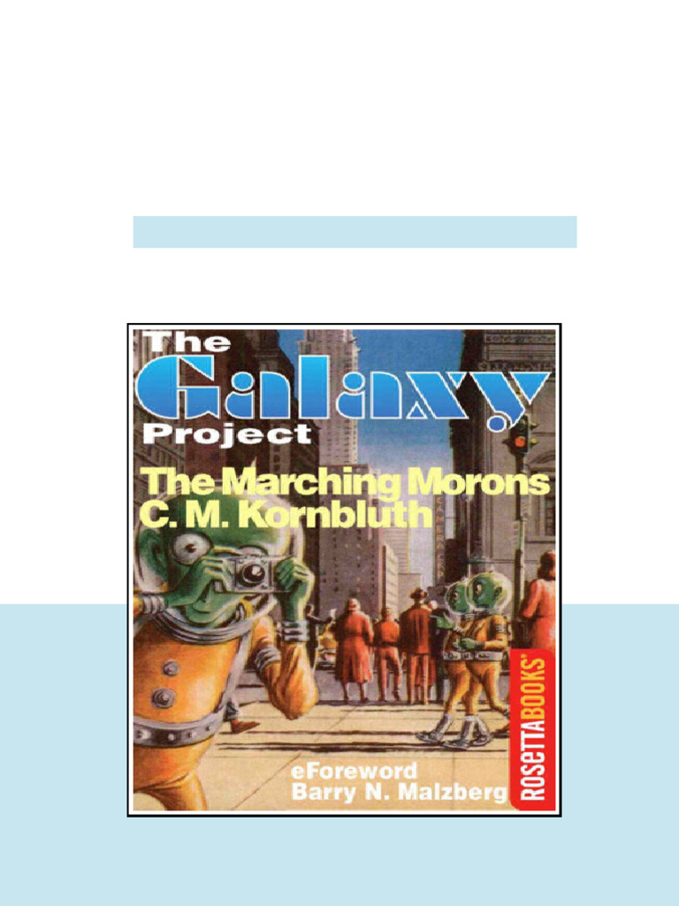 The Marching Morons Cyril M Kornbluth Complete Edition | PDF