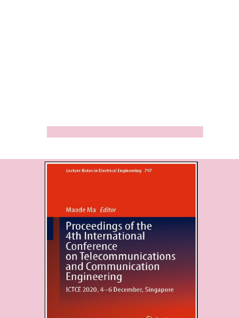 (Ebook) Proceedings of the 4th International Conference on ...