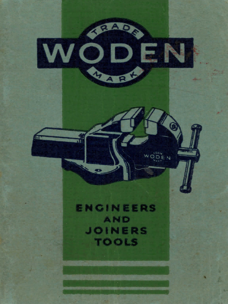 Woden Engineers and Joiners Tools | PDF | Screw | Mechanical Engineering