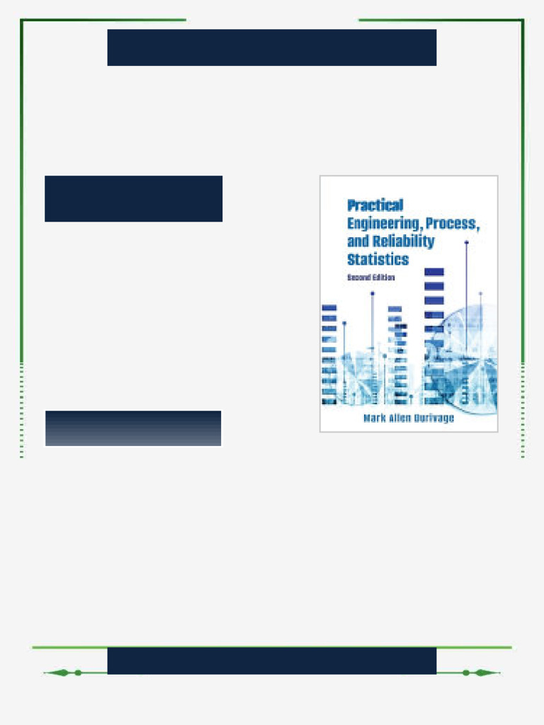 Practical Engineering Process and Reliability Statistics 2nd Edition ...
