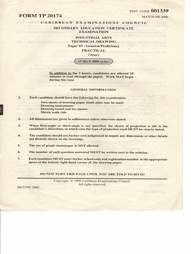 TD CSEC PIII 2000 Building and Mechanical | PDF