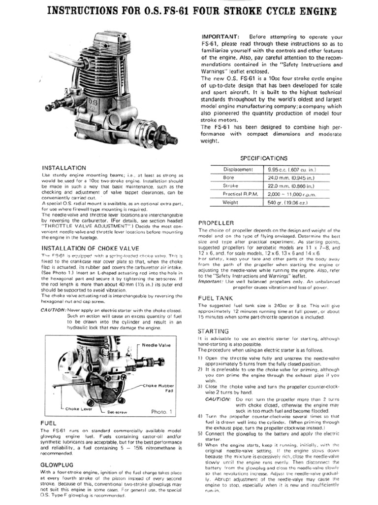OS 61 SF | PDF