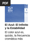 Historia del color azul y su origen | PDF | Color | Pigmento