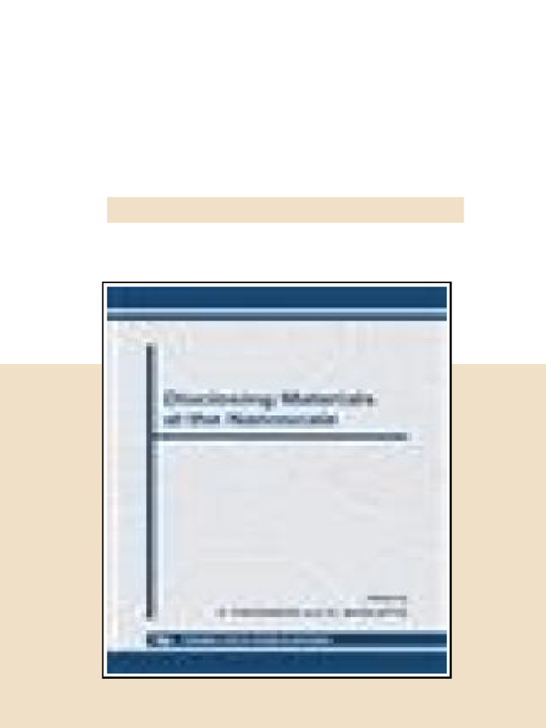 Disclosing Materials at the Nanoscale 1st Edition P. Vincenzini - ebook ...