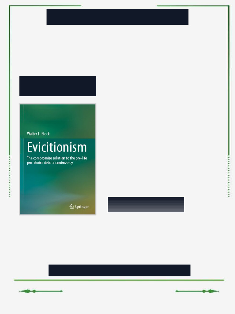 Evicitionism The compromise solution to the pro life pro choice debate ...