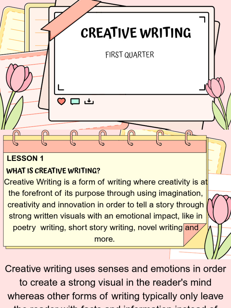 Creative Writing Lesson 1 | PDF