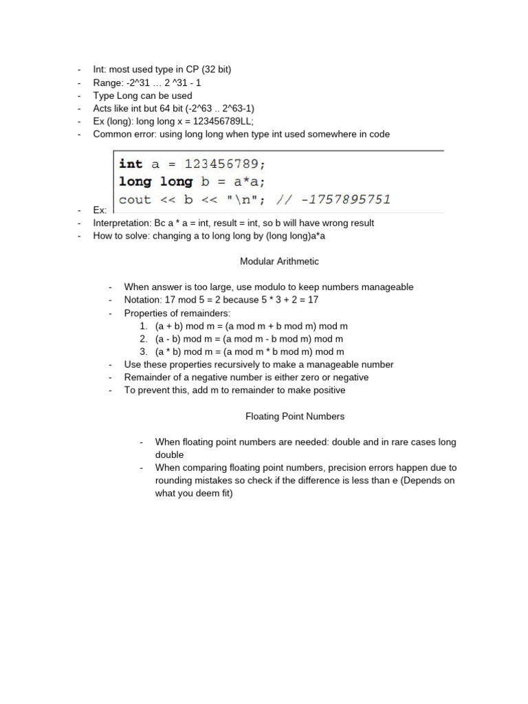 2.1.2 Working With Numbers | PDF