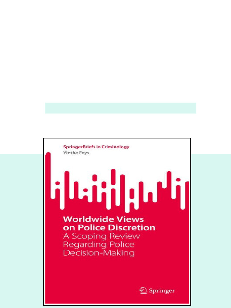 (Ebook) Worldwide Views on Police Discretion: A Scoping Review ...