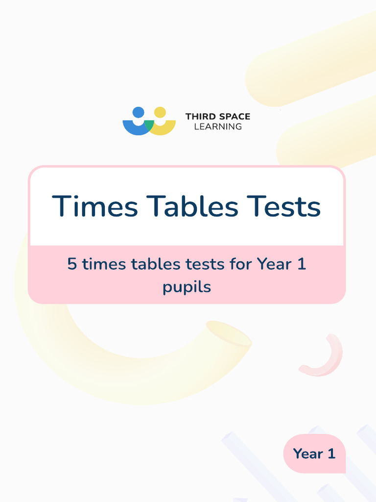 Year 1 Times Tables Tests Set 1-5 | PDF | Learning
