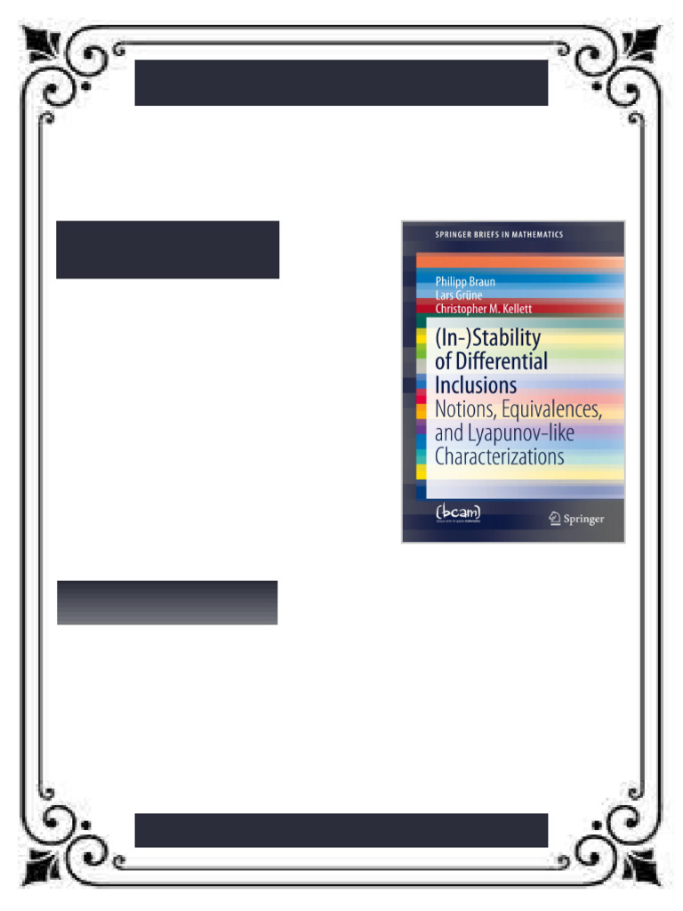 In Stability of Differential Inclusions Notions Equivalences and ...