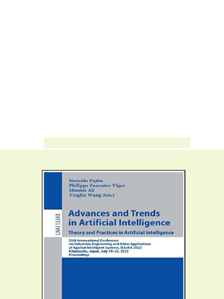 (Ebook) Advances and Trends in Artificial Intelligence. Theory and ...