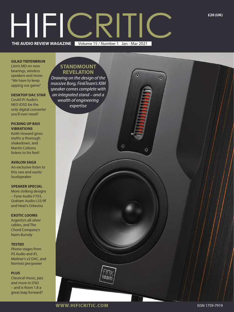 HiFi Critic March 2021 Front Cover and Editorial | PDF | Recording ...