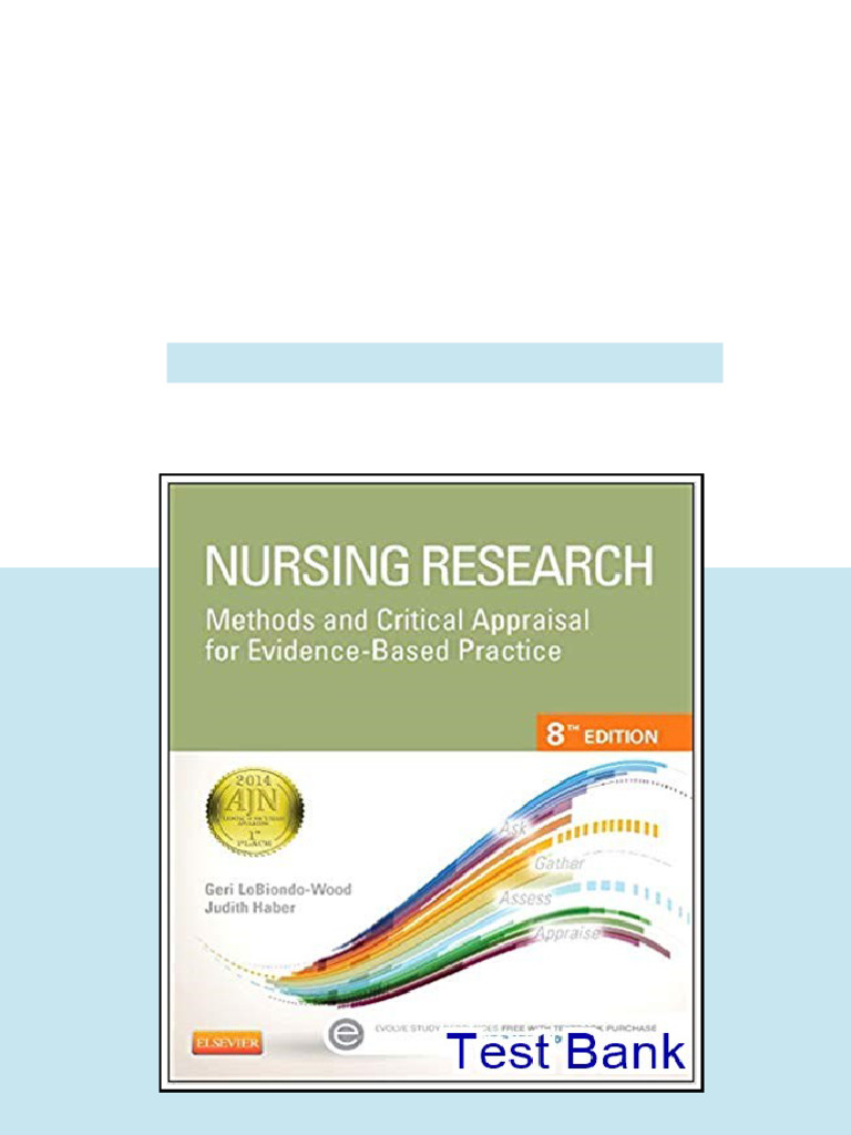Nursing research methods and critical appraisal for evidenced based ...
