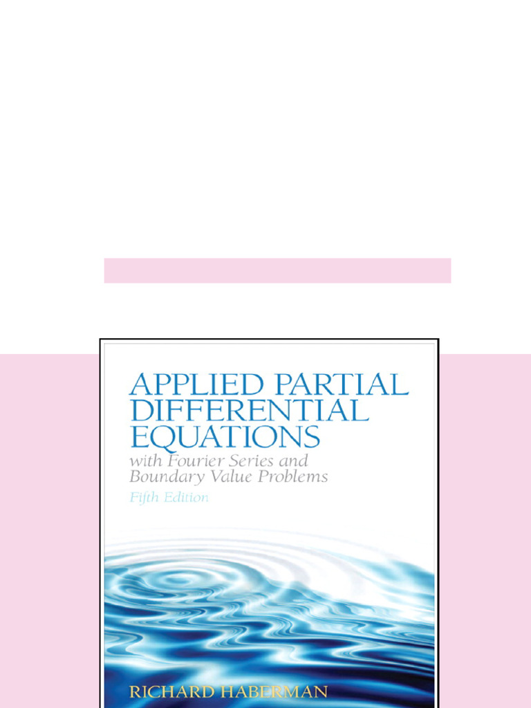 Solution Manual for Applied Partial Differential Equations with Fourier ...