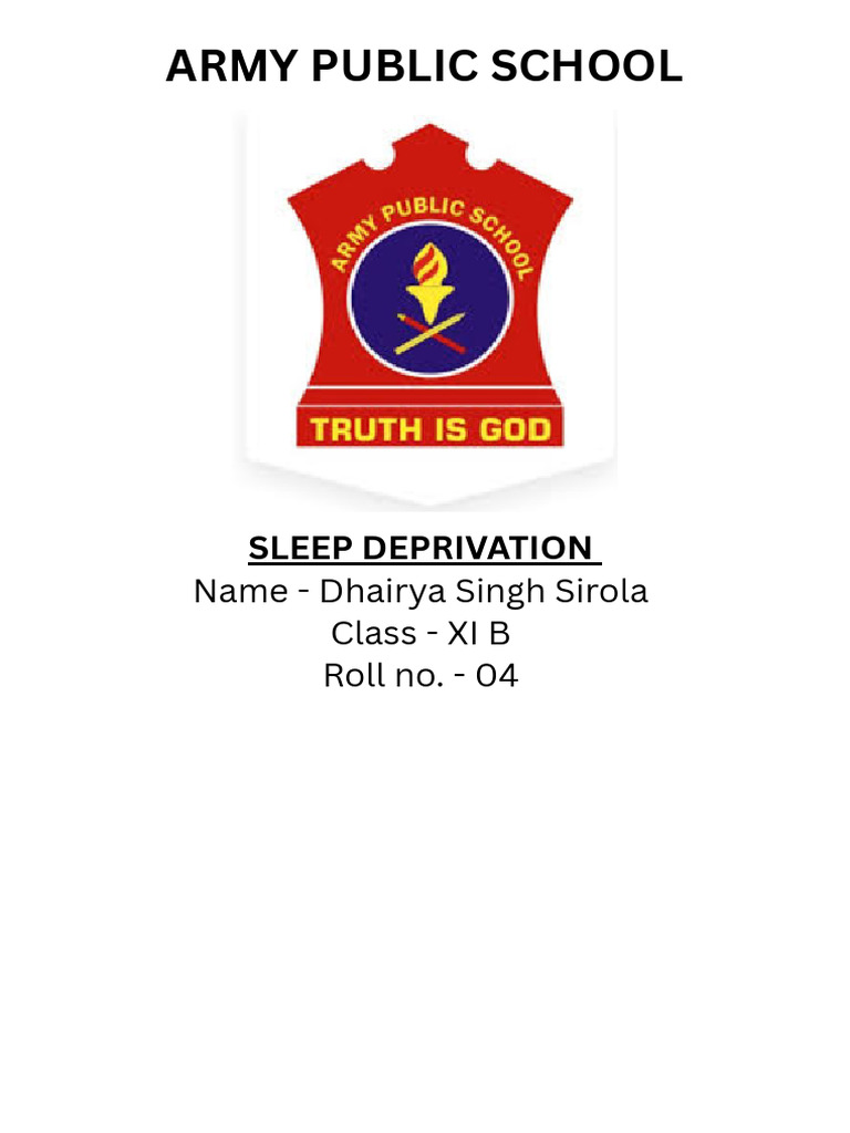 Army Public School | PDF