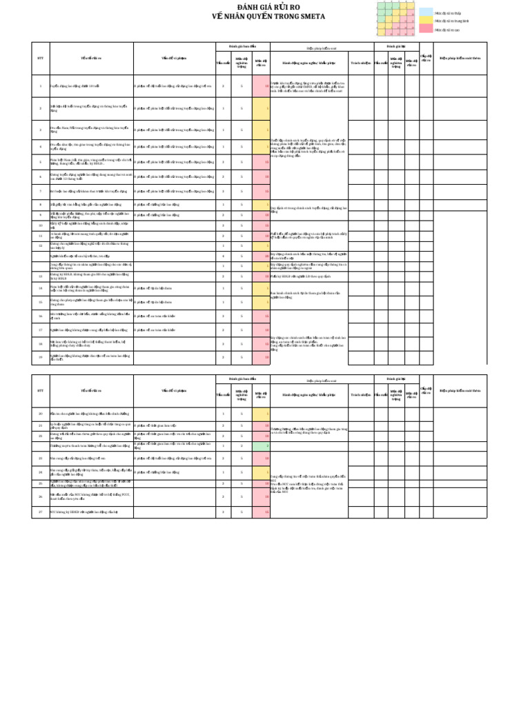 b.danh Gia Rui Ro Nhan Quyen | PDF