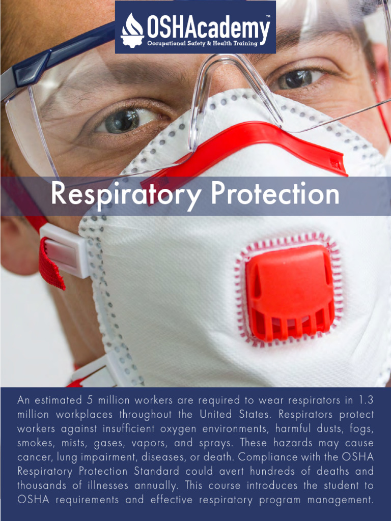OSHA Respiratory Protection Guide | PDF | Workplace | Respiration