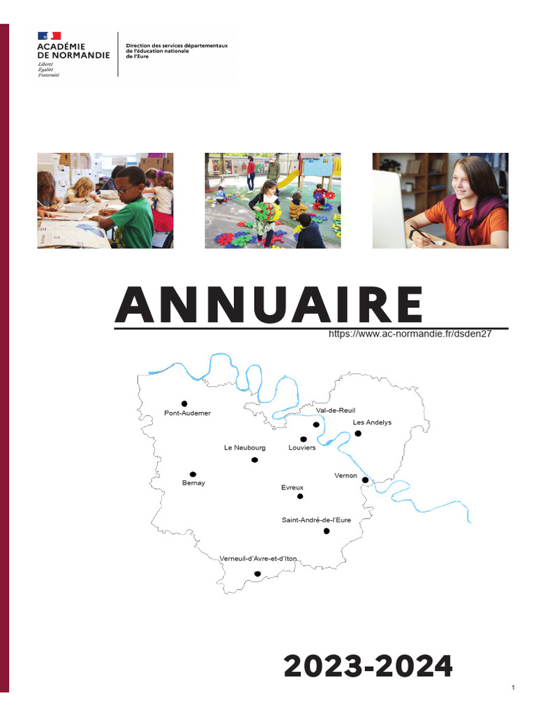 Annuaire DSDEN Eure 2023-2024 | PDF | États et gouvernements ...