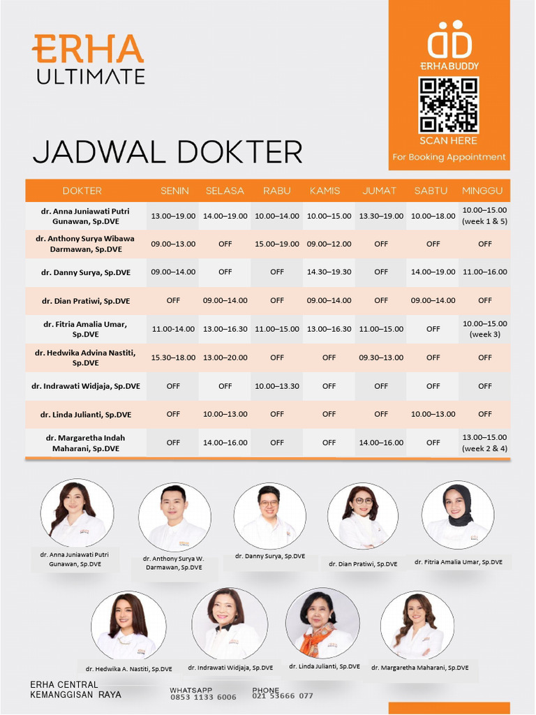 Jadwal Dokter Erha Kemanggisan | PDF