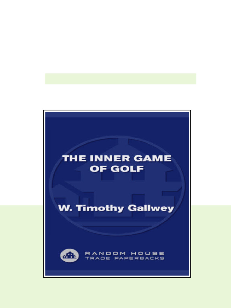 The Inner Game Of Golf Gallwey W Timothy digital download | PDF