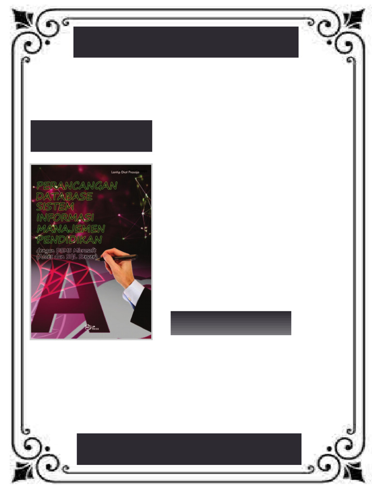 Perancangan Database SIM Pendidikan | PDF