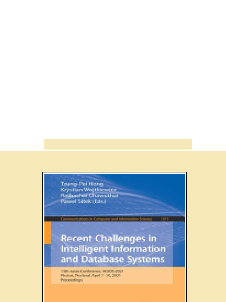 (Ebook) Recent Challenges in Intelligent Information and Database ...