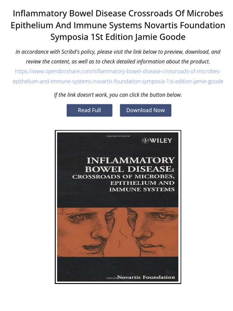 Inflammatory bowel disease crossroads of microbes epithelium and immune ...