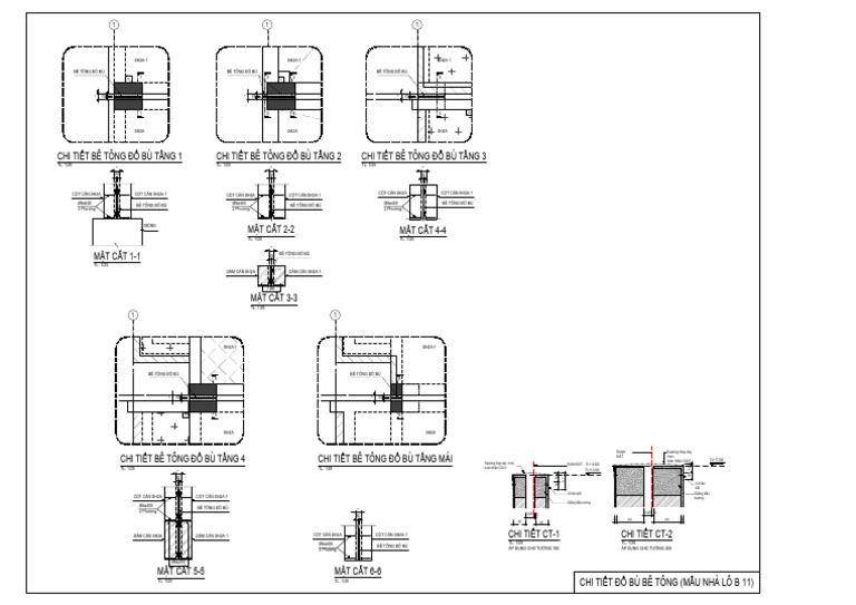 Chi Tiet Bt Do Bu Mau Nha Lo b11 | PDF