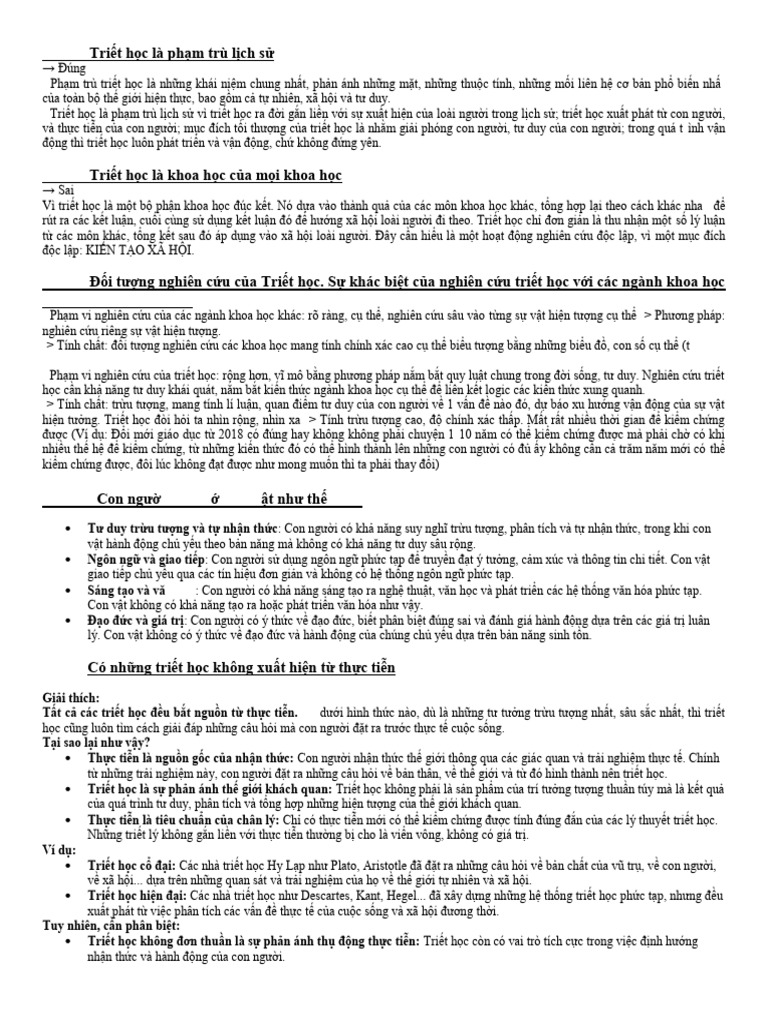 Câu-hỏi-triết-học-mác | PDF