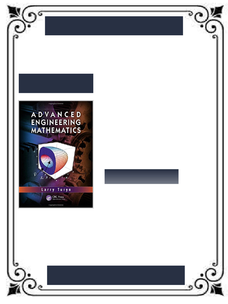 Advanced Engineering Mathematics 1st Edition Lawrence Turyn ebook fully ...