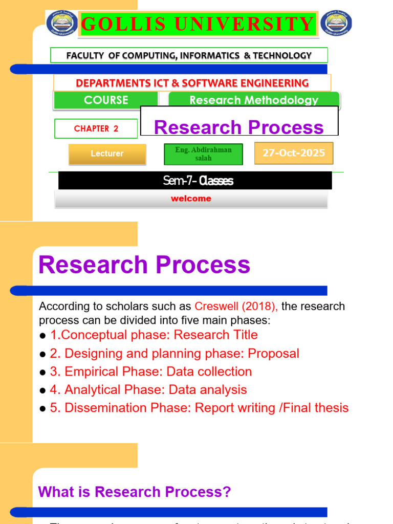 Chapter Two. The Five Phases of The Research Process | PDF | Cognition ...