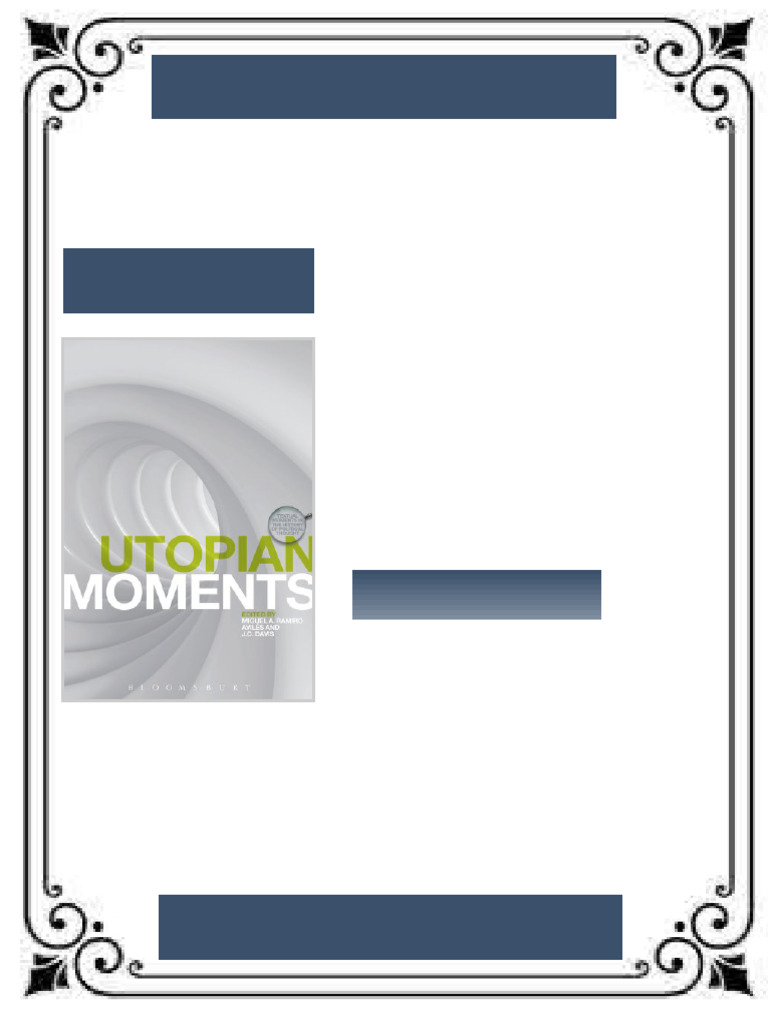 Utopian Moments Reading Utopian texts 1st Edition J. C. Davis eBook ...